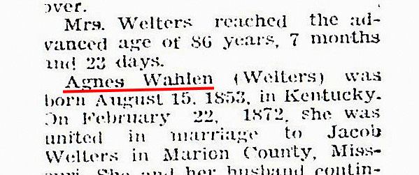 39 – Jacob Welter and Agnes Tuhey/Wahlen (3G) – Family Nibbles