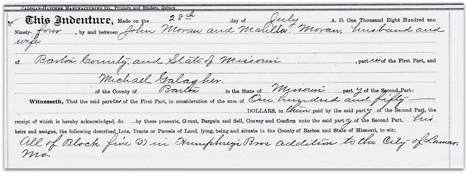 248 – Gallaghers 1890s – Family Nibbles
